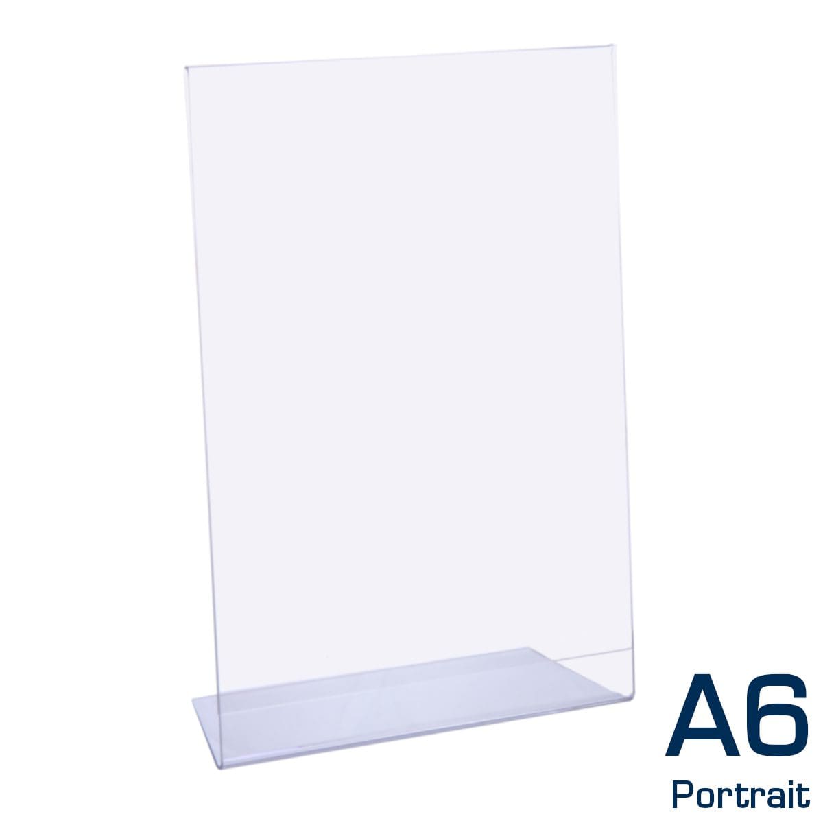 A6 Portrait Single-Sided Card Holder | Mills Display